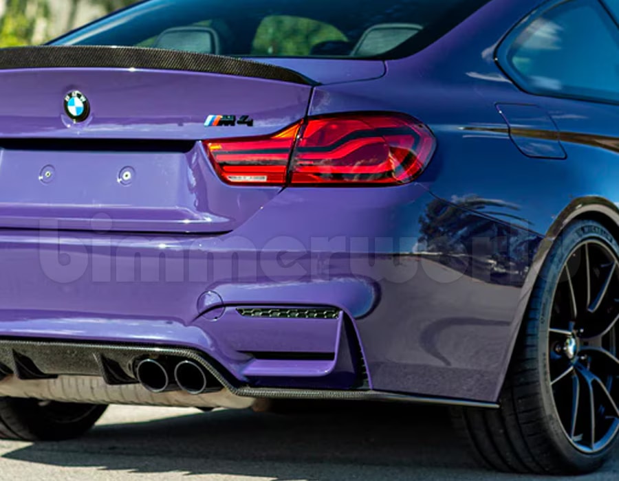 Acexxon Rear Reflector Insert Set Gloss Black Honeycomb BMW F8X M3 M4