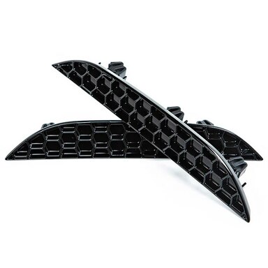 Acexxon Rear Reflector Insert Set Gloss Black Honeycomb BMW F90 M5