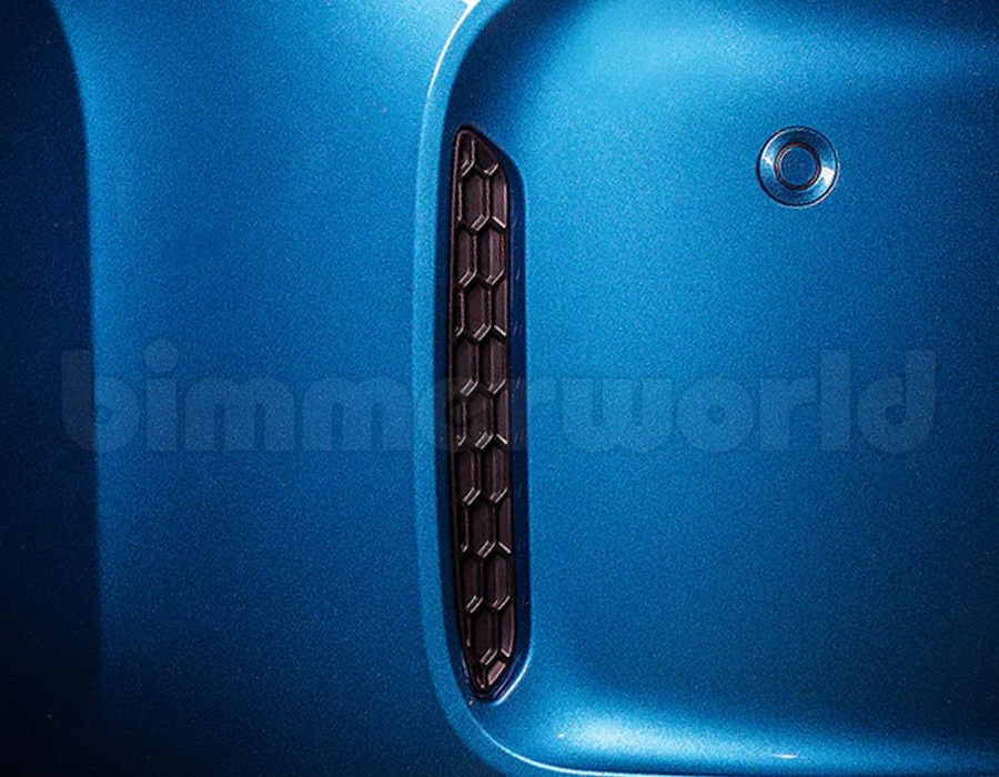 Acexxon Rear Reflector Insert Set Matte Black Honeycomb BMW F87 M2