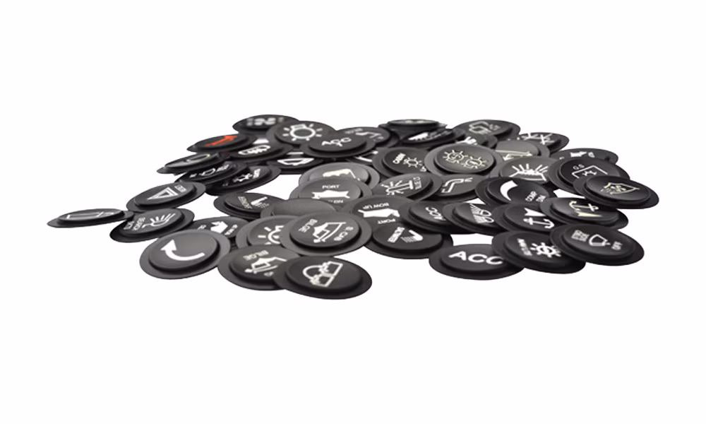 AiM PDM Keypad Labels (12 Pack)