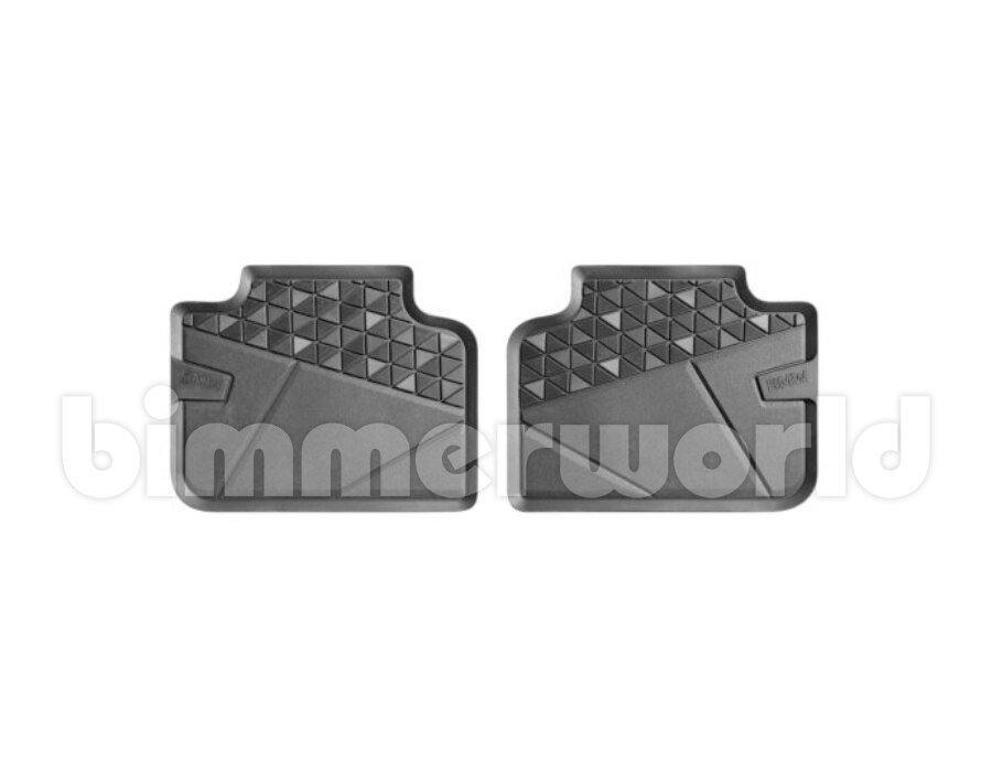 Genuine BMW Rear Pair Floormats All Weather U11 X1 U10 X2 28i M35i