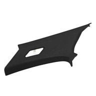 C Pillar Cover - Right - Black - E46 323ci, 325ci, 328ci, 330ci, M3