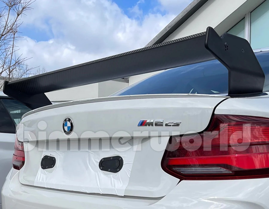 F87 M2 CS Racing Rear Carbon Fiber Trunk Wing BMW Motorsport
