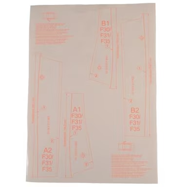 Template for Front Door Weatherstrip on BMW F30/F31/F80 3-Series