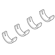 Genuine BMW Bearing Shell, Red - 11217627035