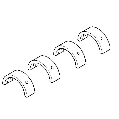 Crankshaft Bearing Shell Green (56.00mm) - 11217627038