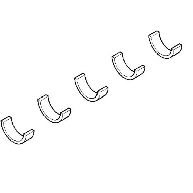 Lower Main Bearing Shell for BMW E9X M3, E60 M5, E63 M6