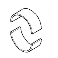 Genuine BMW Bearing Shell, Red 50.00mm(0) - 11247536774