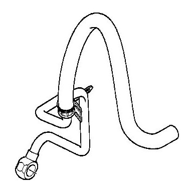 Oil Outlet Pipe, Outlet, BMW - E53 X5 4.4i/4.6is M62TU