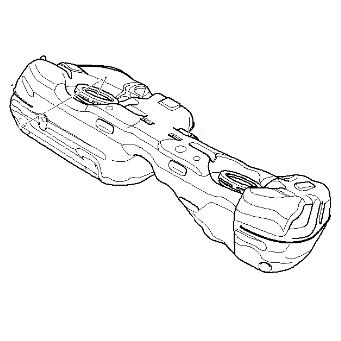 Plastic Fuel Tank, 16117163293 - BMW E9X N52 N54 N55 & E84 X1