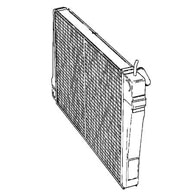 Radiator, Genuine BMW - E24 630CSi & 633CSi (1977-1982)