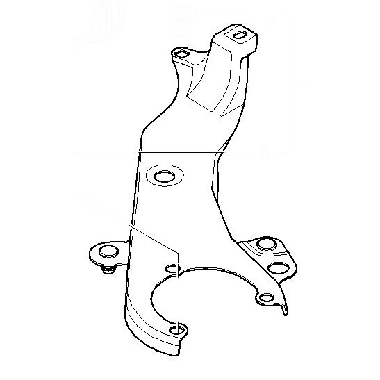 Genuine BMW Holder Bracket E46 M3 Air Pump & Expansion Tank 17112229108