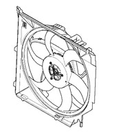 BMW Fan Housing With Fan 400W - 17113452509 - E83 X3 2i5i 3.0i 3.0si