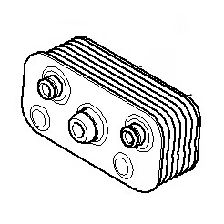 Genuine BMW Trans Oil Cooler - E83 X3 & E85 E86 Z4 (N52) 17227551636