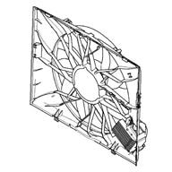 Genuine BMW Auxiliary Fan - E60 M5, E63 M6 (S85 V10) 17422282936