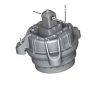 Genuine BMW Left Engine Mount for F10 535ix, F13 640ix, F02 740ix