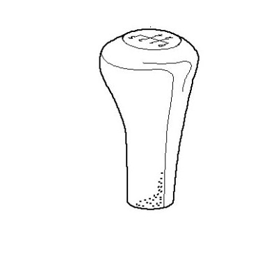 Genuine BMW Gearshift Knob,leather/m Pla 25112492481