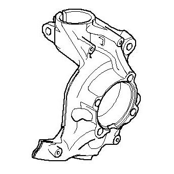 Genuine BMW Front Left Wheel Carrier E90 E92 E93 M3 E82 1M