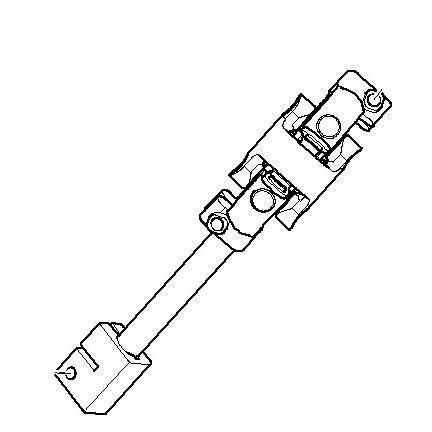 E53 X5 Steering Shaft Lower joint BMW 32306762277