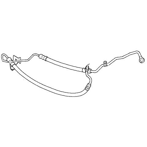 E60 528i 525i 530i Power Steering Pressure Hose Expansion BMW 32416780500