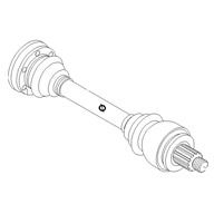 Genuine BMW Rear Axle Shaft - E36 M3 with 27mm Shaft Diameter Left ...