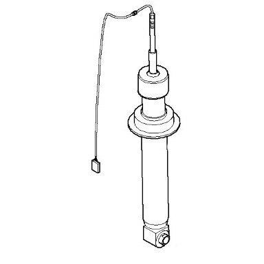 Rear EDC Shock Absorber for BMW E60 M5