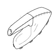 Handbrake Lever Handle With Boot - Black - E83 X3 2.5i 3.0i 3.0si (2003 ...