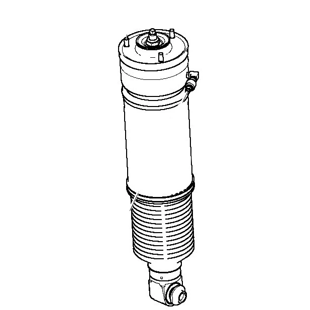 Genuine BMW Air Spring Strut - Rear Right - E65 745i & E66 745Li