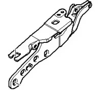 Genuine BMW Left Hinge for Engine Hood for E46 3-Series