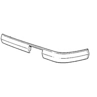 Front Left Bumper Impact Strip - BMW E30 US Early Style - 51111904685