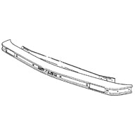 Genuine BMW Aluminum Front Bumper - E30 Early - 51111972231
