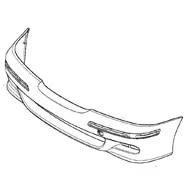 Genuine BMW Front Bumper E39 M5 M Sport 51112498507 51 11 2 498 507