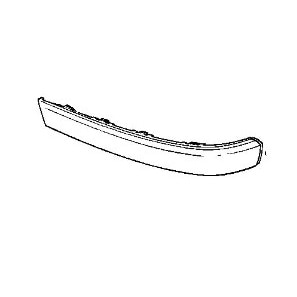 BMW Rear Bumper Impact Strip - Right - E30 6/1988-1991