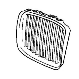 Chrome Kidney Grill, Right - 1997-1999 E36 318i 323i 328i M3