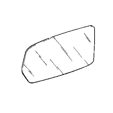 Genuine BMW Mirror Glass Heated - E30 & E30 M3 - 51161901176