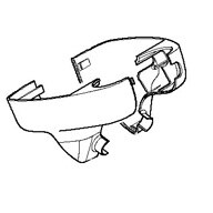 Genuine BMW Set of Covers, Rearview Mirror Baseplate - 51167076129