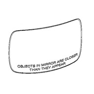 Heated Mirror Glass - Right - Self-Dimming - E60/E61 E63/E64