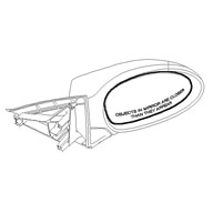 Genuine BMW Right Mirror Glass (Heated) - E82/E88 128i 135i 1M & E90 ...