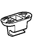 Genuine BMW Bracket with Contact Grau - 51168219048 - E36
