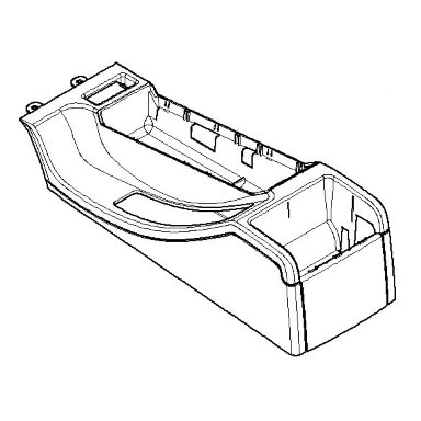 Beige Center Console Base without Armrest for BMW E46, E46 M3
