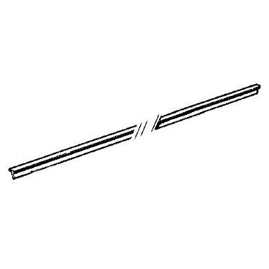 Front Door Weatherstrip Inner Left for BMW E30 3-Series Sedan