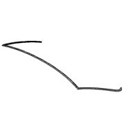 Rear Window Molding - E60 5-Series With Comfort Glass or Protective Glazing