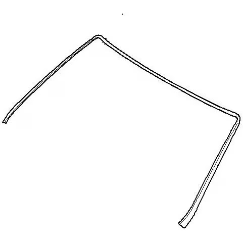 Frint Windshield Molsing - E93 328i 335i 335is M3 Convertible