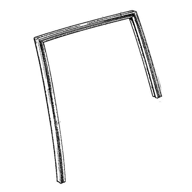 BMW Left Rear Window Guide - E28 528e, 533i, 535i, M5 51341889007