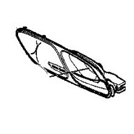 Right-Side Interior Door Handle for BMW E46 Coupe/Convertible