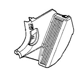Front Left Kick Panel Trim - Black / Schwarz - E46 Sedan & Wagon