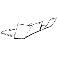 Knee Trim Panel - Lower Left - E30 325e and E30 M3