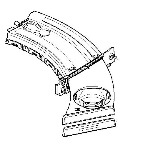 Genuine BMW Cup Holder - Beige - Left - E92 E93 51459174143