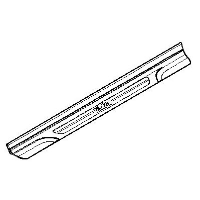 Door Sill Strip With M3 Logo - Left - E46 M3 Coupe and Convertible