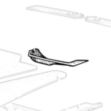 Left Sound Insulation Trim for BMW E28 528e/533i/535i/M5 (51481904313)